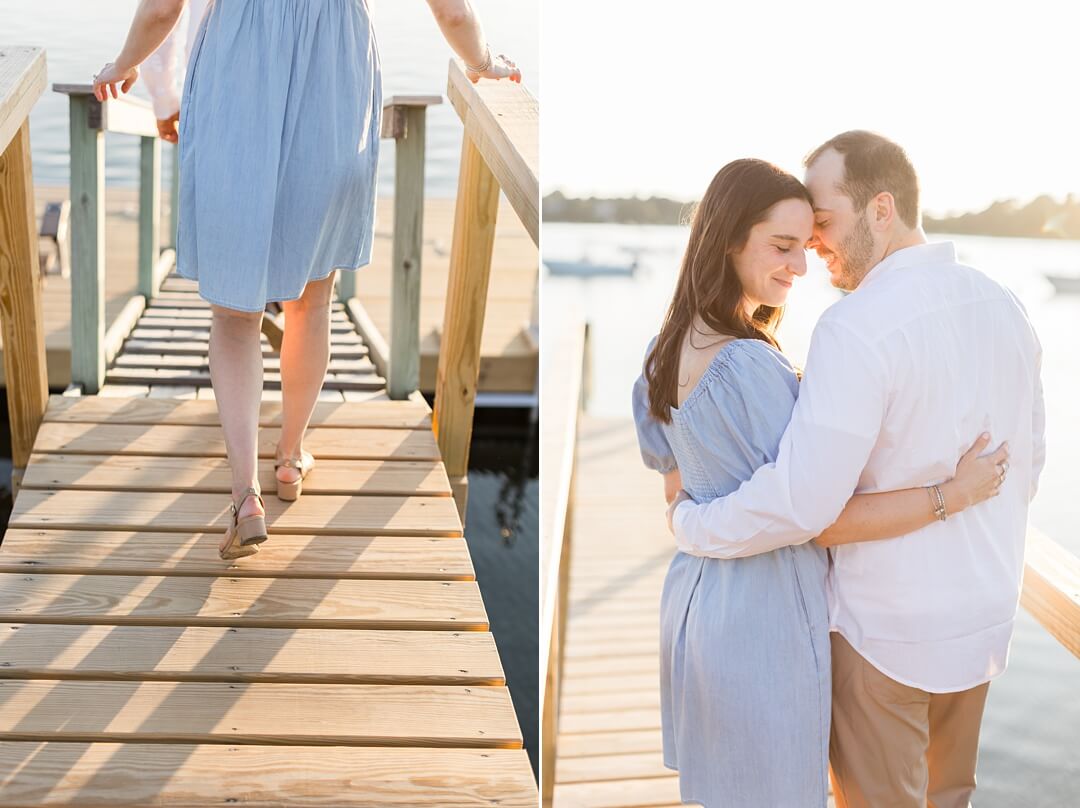 Chatham, Cape Cod Engagement Photographer | Nicole + Collin | carolinewinnphotography.com